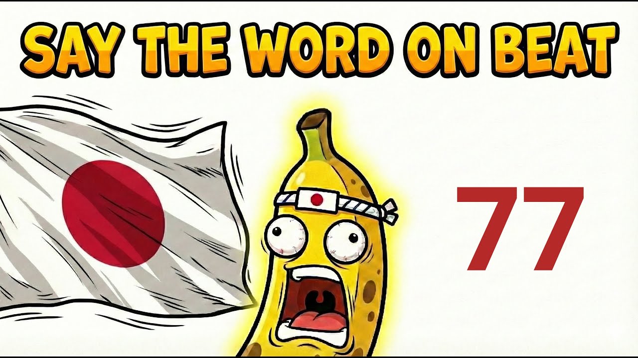Say the word on beat - Japanese 77 - YouTube