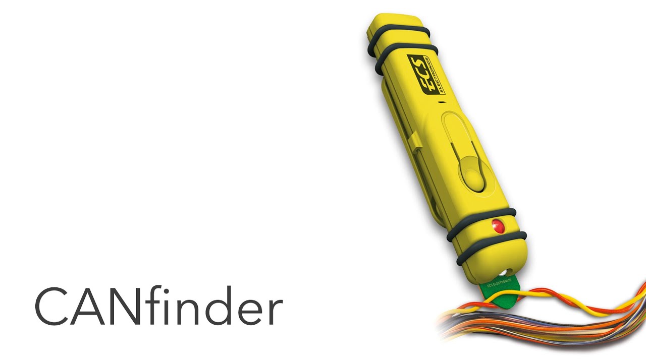 CANfinder - ECS Electronics - YouTube
