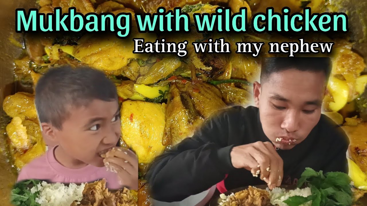Northeast tribal style Mukbang | Natural non-veg food | Eating with my ...