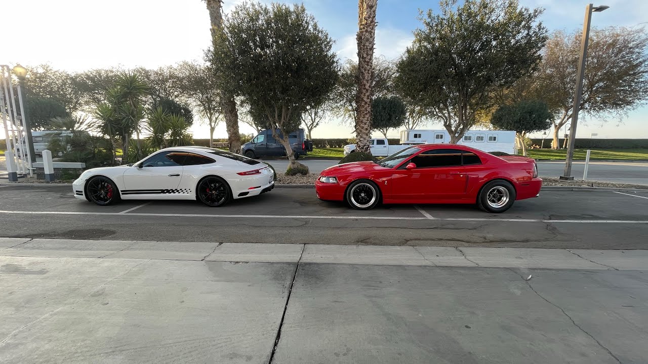 03 Mustang Cobra Terminator 788whp Vs Porsche 911 Carrera S. On E85 Aka ...