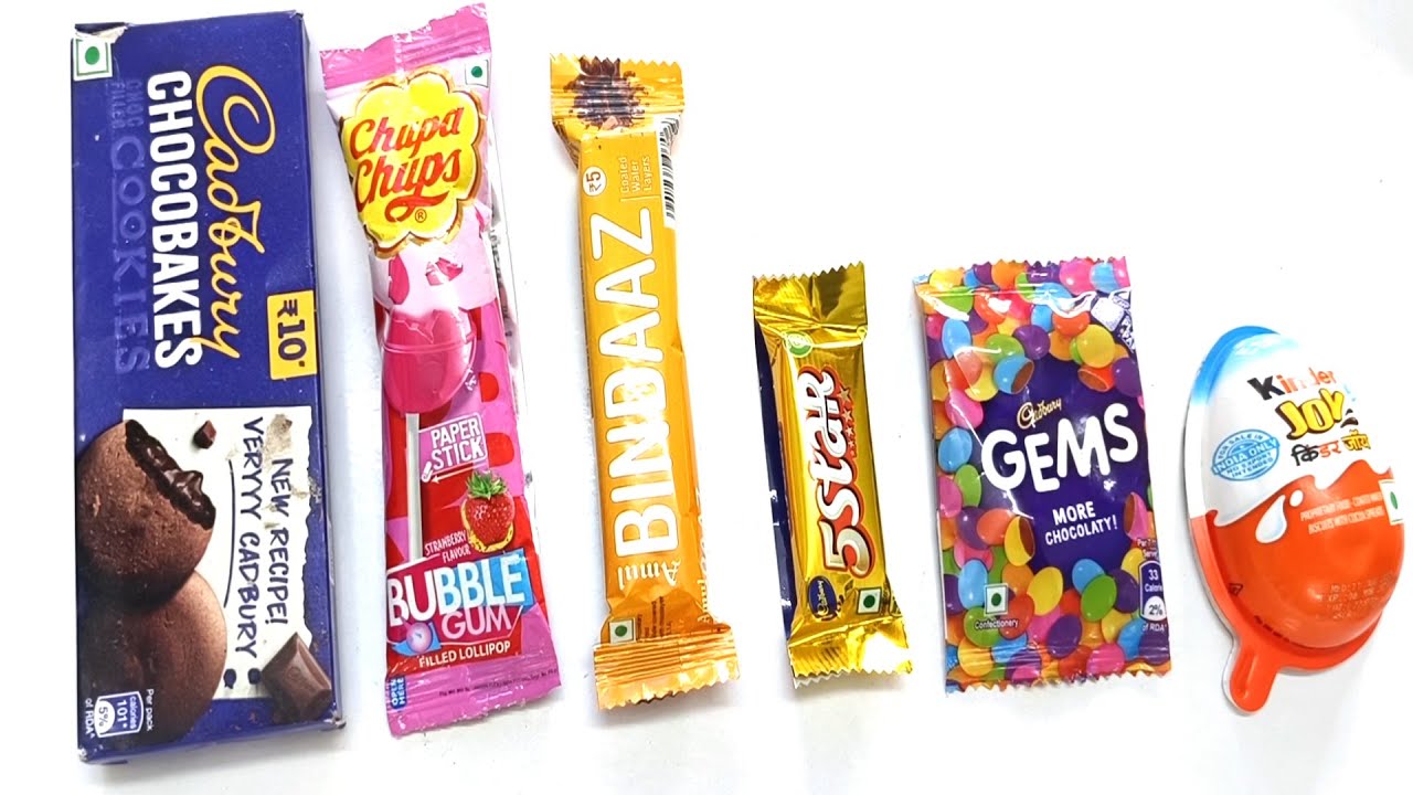 Cadbury Chocobakes Vs Lolipop Vs Amul Bindazz Vs 55Star Vs Gems Vs ...