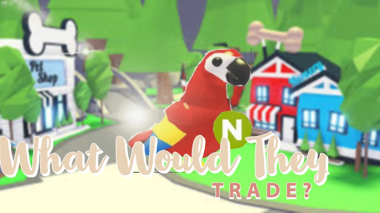 What People Trade For NFR Parrot | Adopt Me Roblox - YouTube
