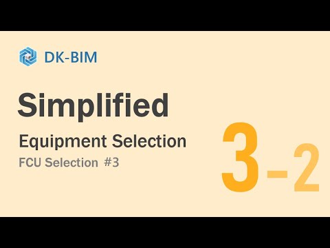 【DK-BIM】Simplified Mode |3 Equipment Selection |2 FCU Selection Part 3/3 - YouTube
