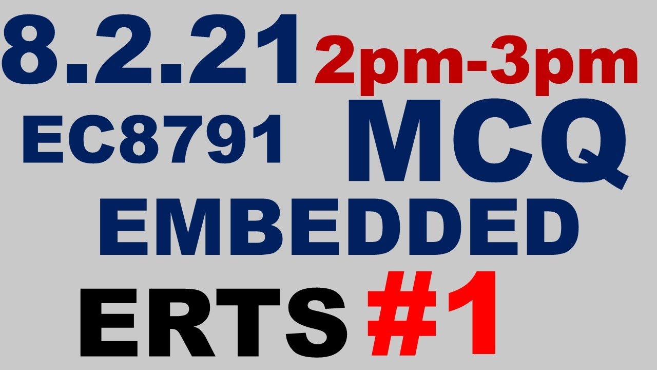 Embedded And Real Time Systems MCQ Erts Mcq Questions And Answers embedded-and-real-time-systems-mcq-erts-mcq-questions-and-answers