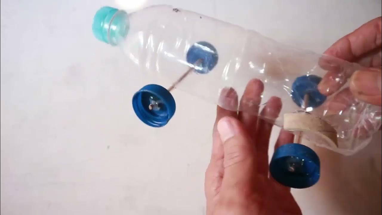 Ide Kreatif Membuat Mobil Mainan Sederhana Dari Botol Plastik Bekas - YouTube