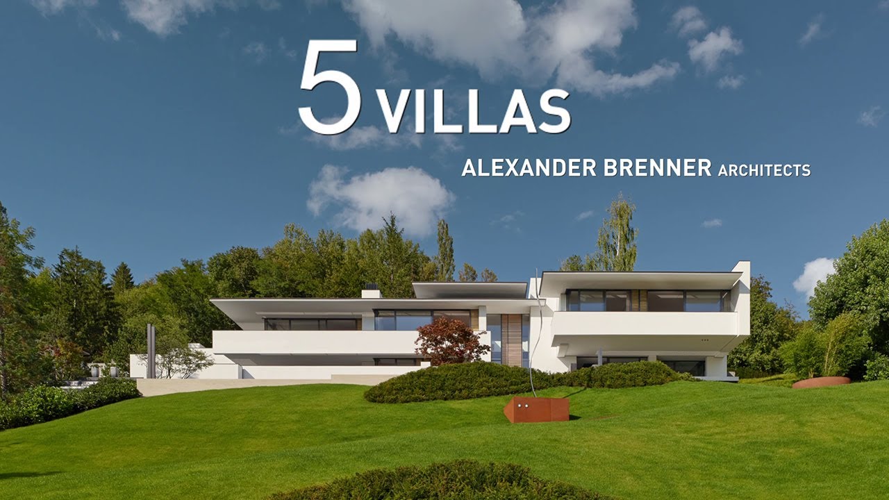 5 Villas by Alexander Brenner Architects - YouTube