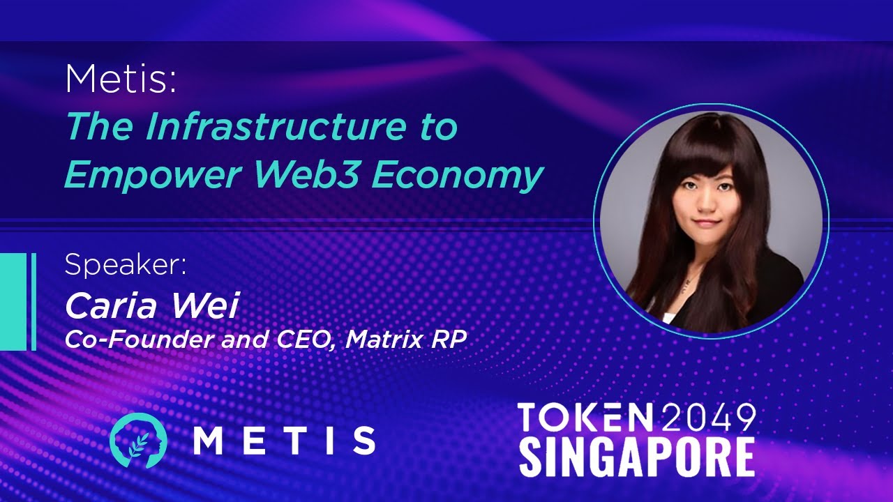 The Infrastructure to Empower The Web3 Economy: Metis - TOKEN2049 Singapore 2022 - YouTube
