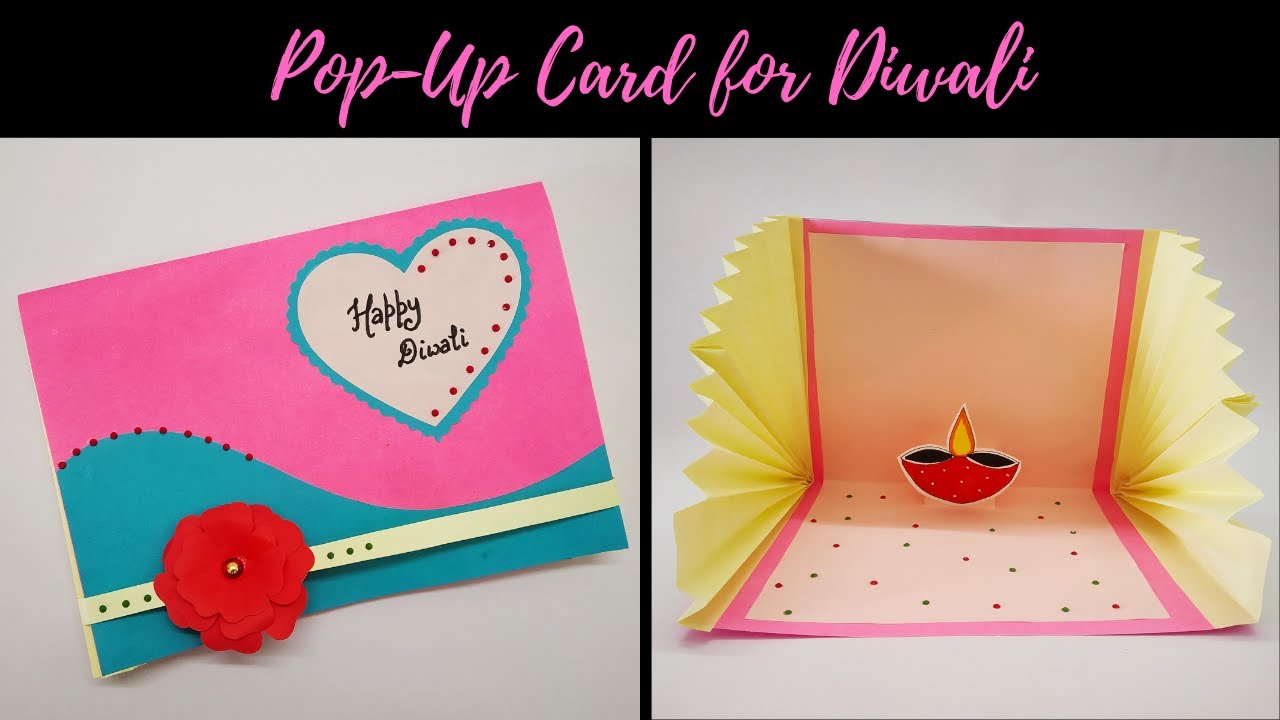 Diwali Greeting Card | DIY Diwali Greeting Card making deas | Diwali ...