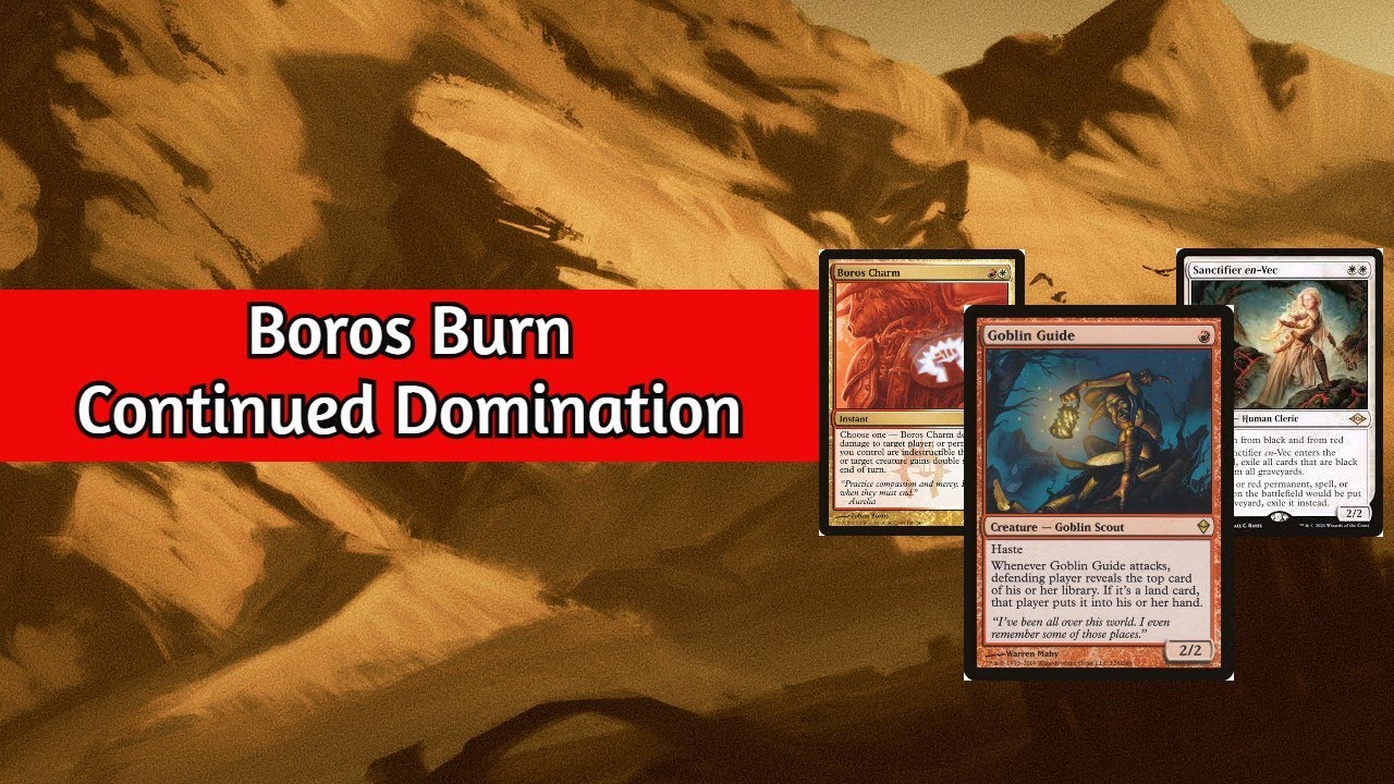 Continuing Boros Burn's Dominate Run | Modern | MTGO - YouTube