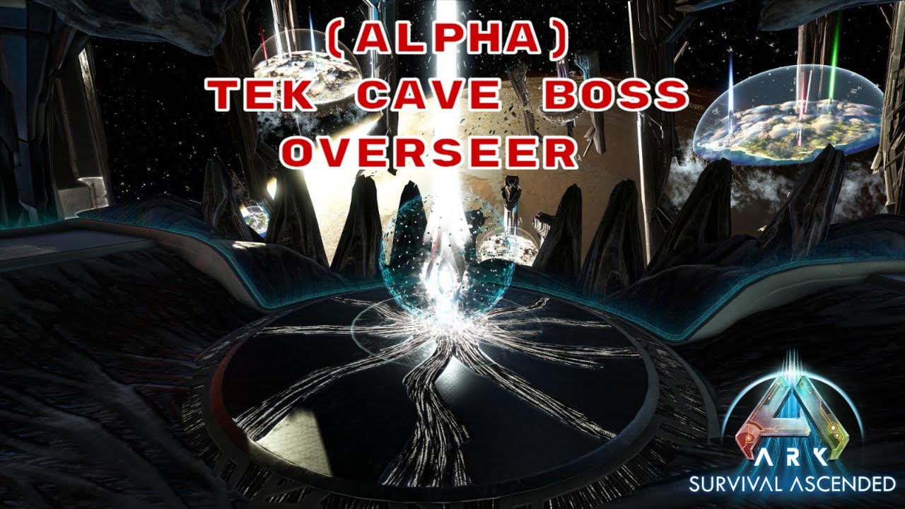 Ark Survival Ascend - Tek Cave Boss Overseer/Ascension - YouTube