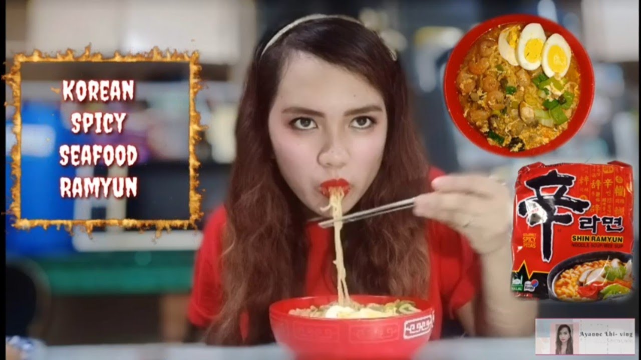 Korean Spicy Seafood Ramyun using Nongshim Shin Ramyun | cooking | food ...