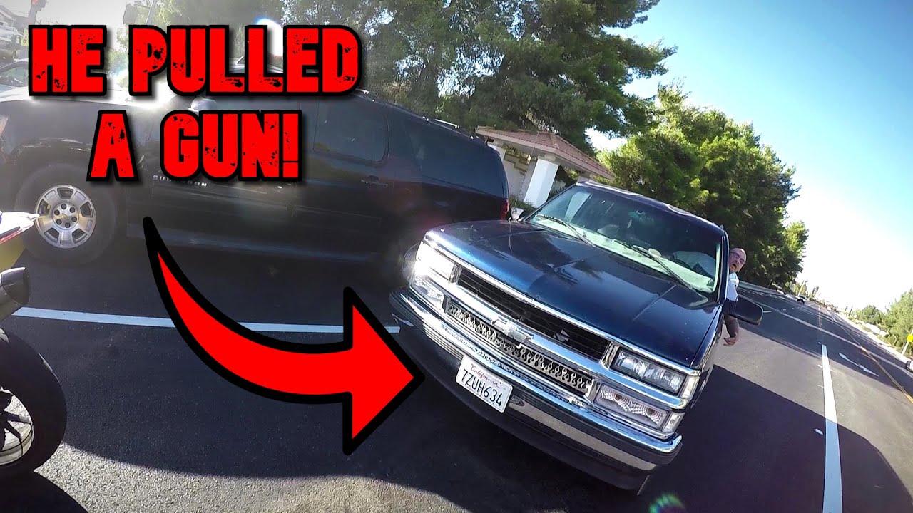 Crazy Road Rage Encounter. He Pulled A Gun And Chased Us! - YouTube