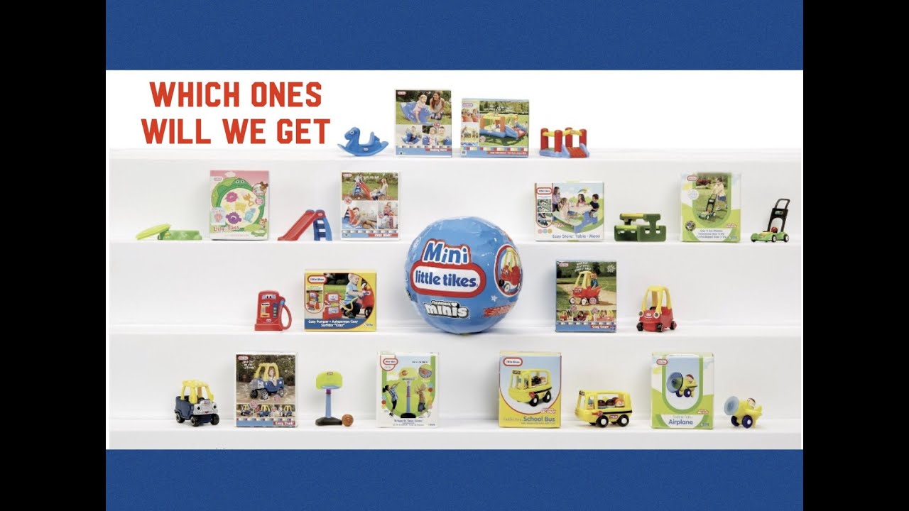 Mini Little Tikes Flashback Minis Unboxing - YouTube