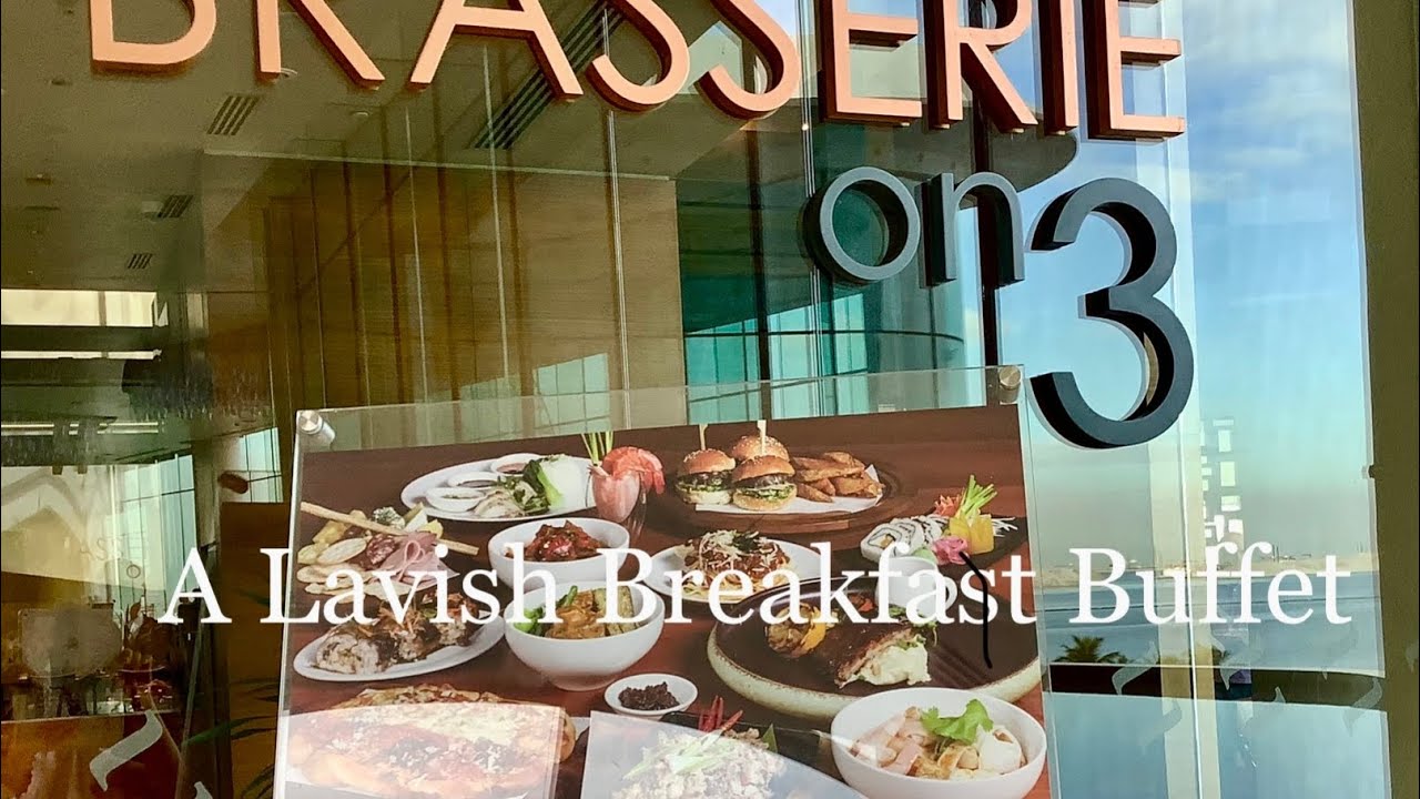 Lavish Breakfast Buffet at Brasserie on 3 in Conrad Manila #brasserie # ...