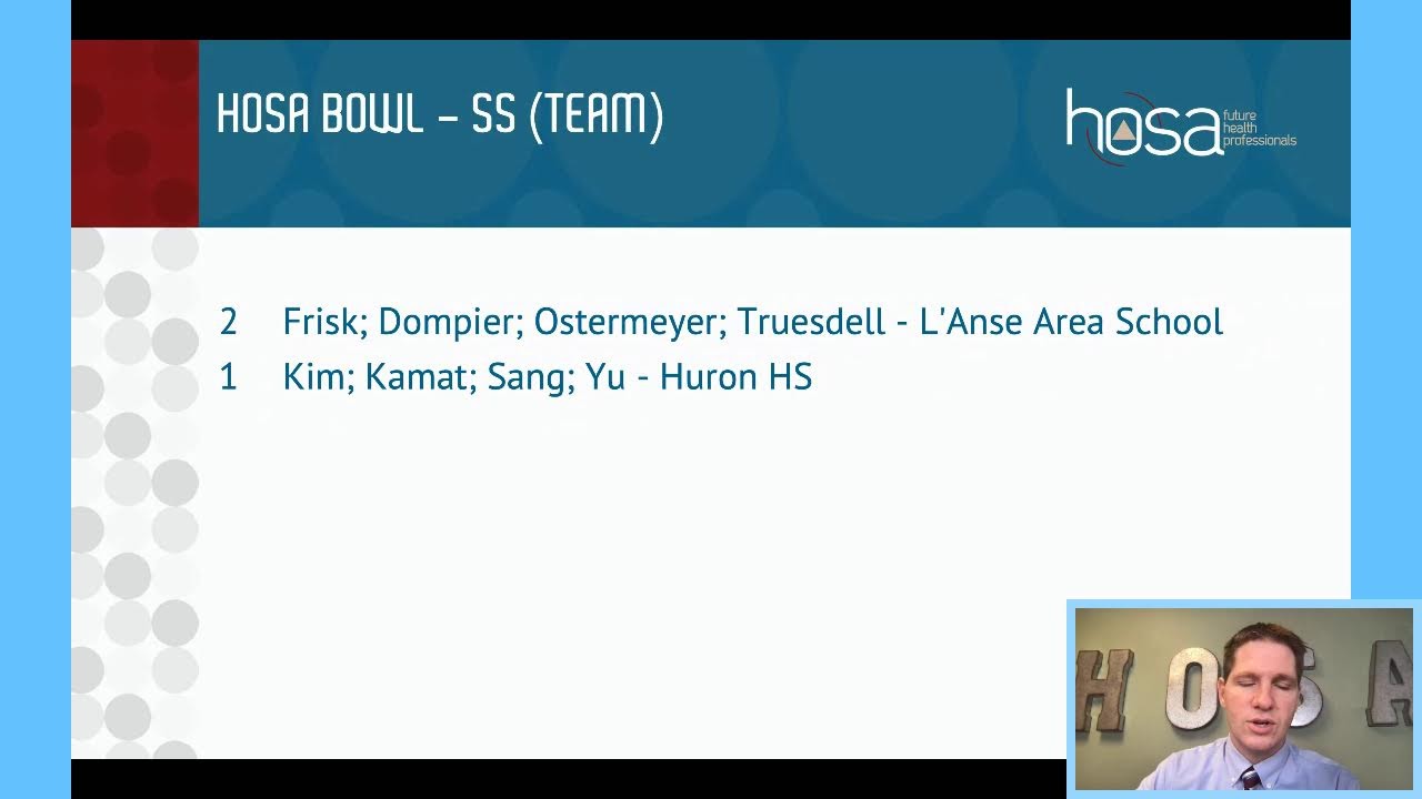 2022 Michigan HOSA Region 14 Leadership Conference Awards Ceremony ...