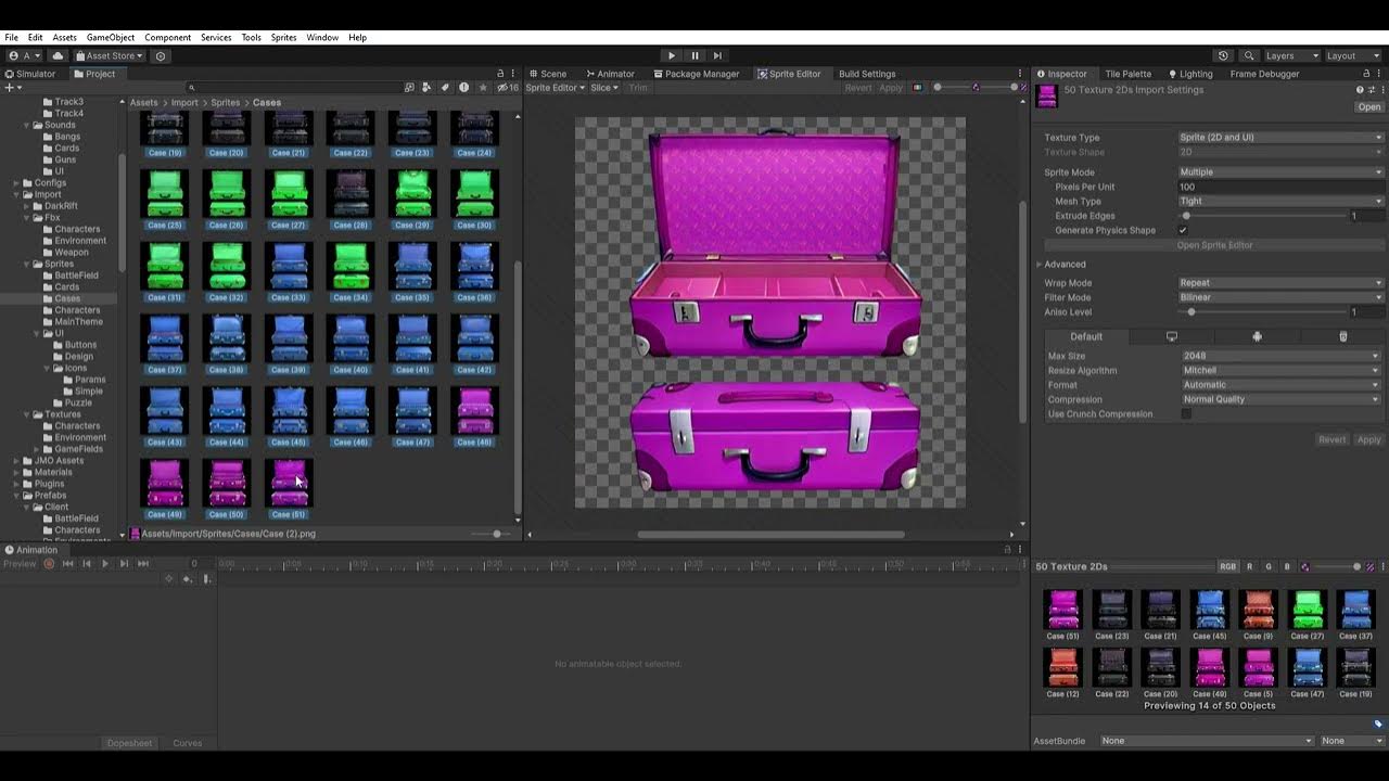 Quick copy cutting of sprites in Unity Editor - YouTube