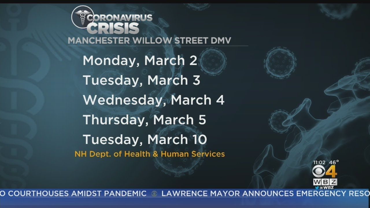 Health Officials Warn People At Manchester DMV May Have Been Exposed To ...
