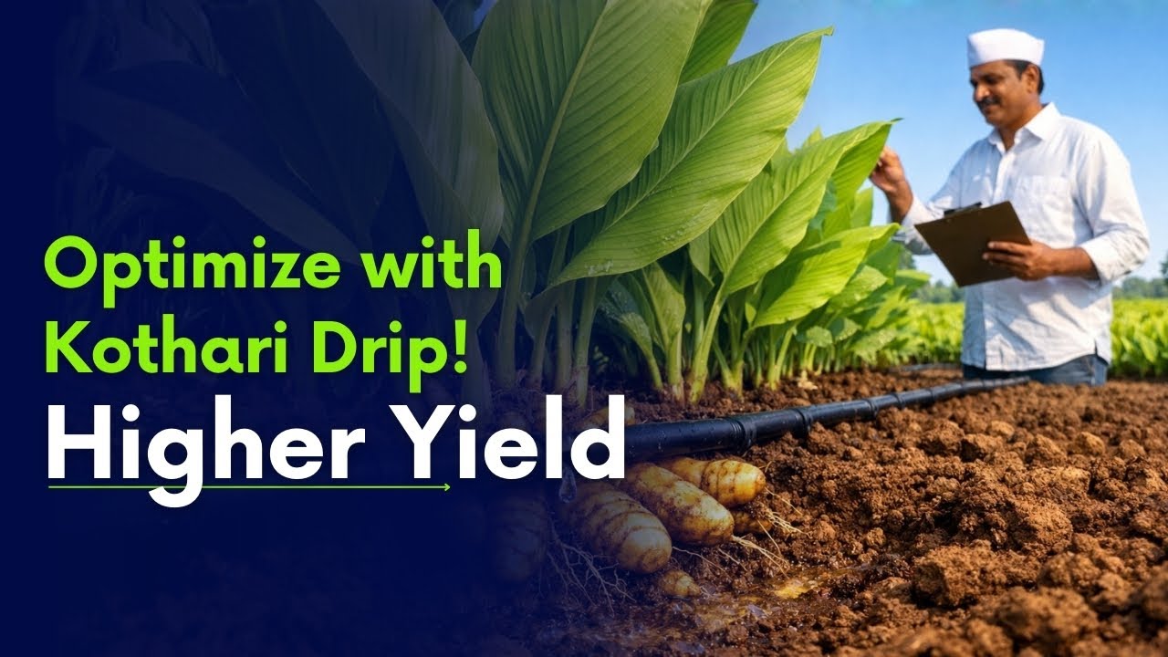 Turmeric Basal Fertilizer Dose Guide | Kothari Drip Irrigation for ...