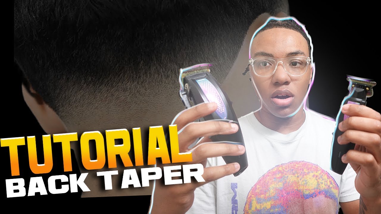 How to do a back taper AT HOME (Tutorial) SIMPLE AND EASY 2025 - YouTube