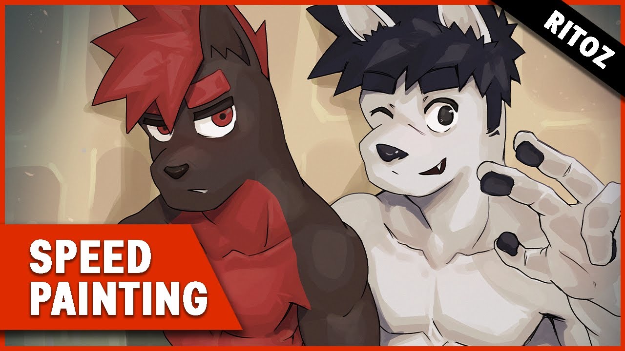 Chill Bath Time | Speed Painting - YouTube