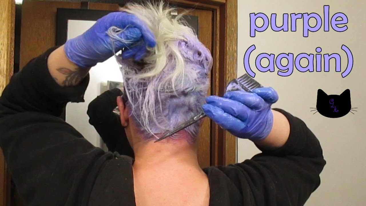 going with purple again - YouTube
