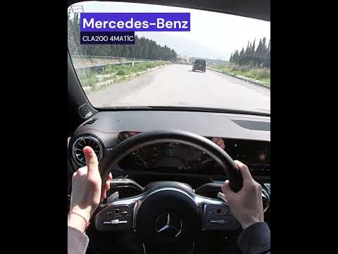 Mercedes-Benz CLA200 4 MATIC Ara Hızlanma | POV DRIVE