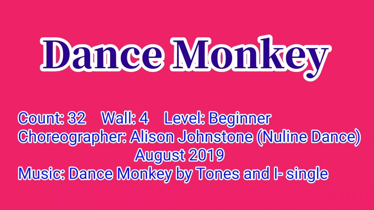 Dance Monkey - Line Dance ( Beginner ) Alison Johnstone (Demo & Count ...