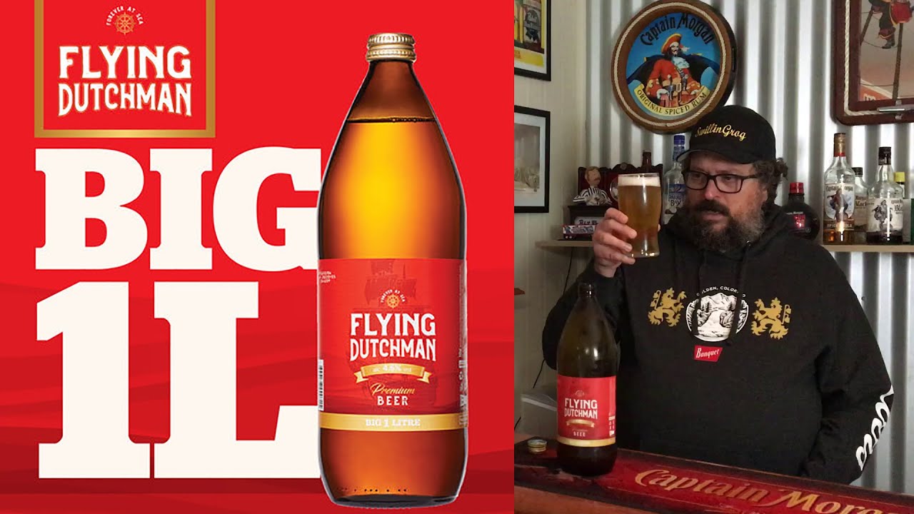 Flying Dutchman Premium Beer 4.6% ABV - SwillinGrog Beer Review - YouTube