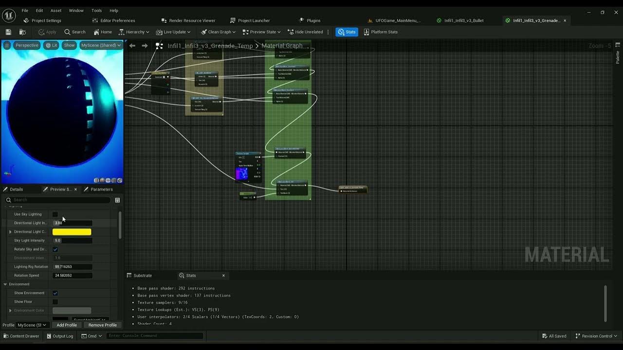 Ue5 Materials Preview Scene Settings Window Youtube
