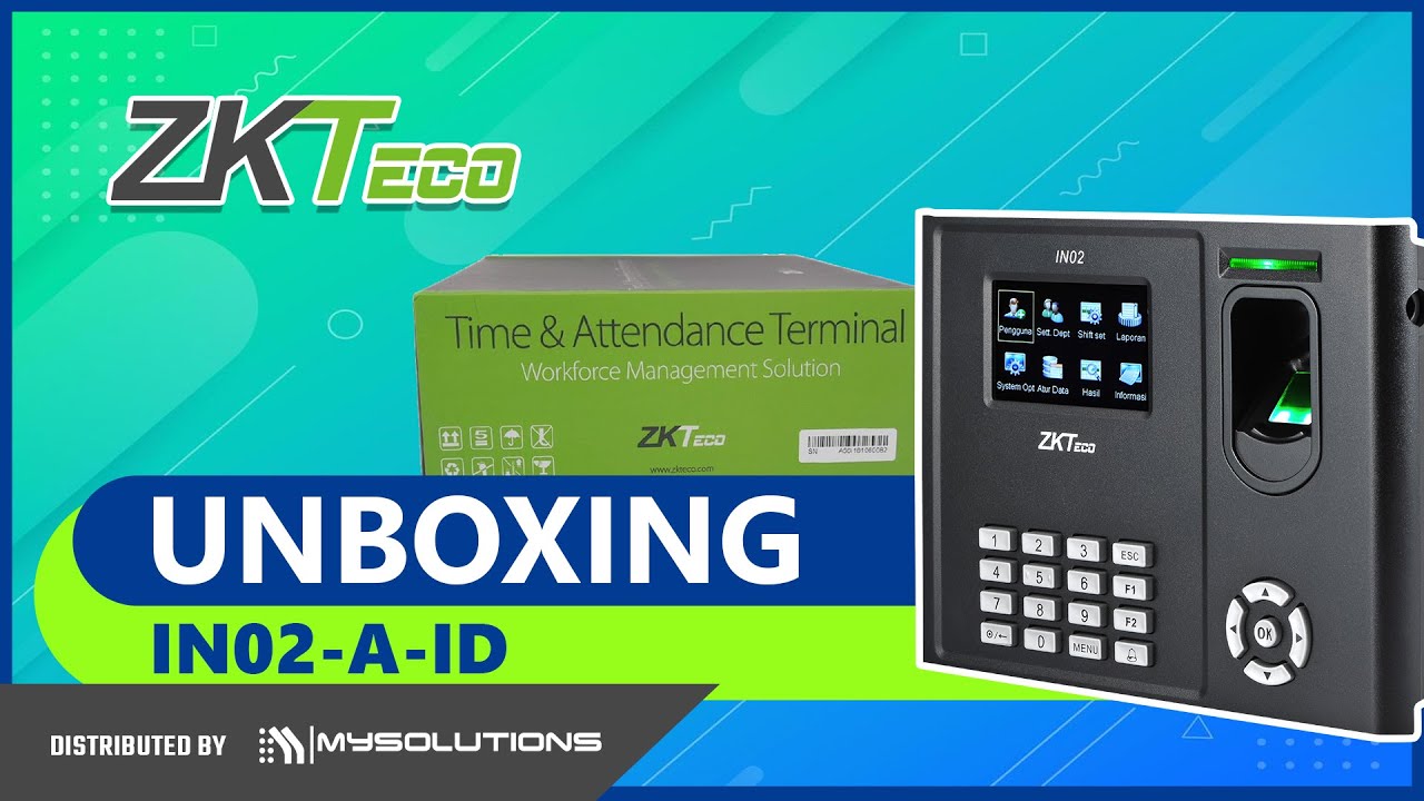 UNBOXING: ZKTECO IN02-A-ID Biometrics with Door Access Control - YouTube