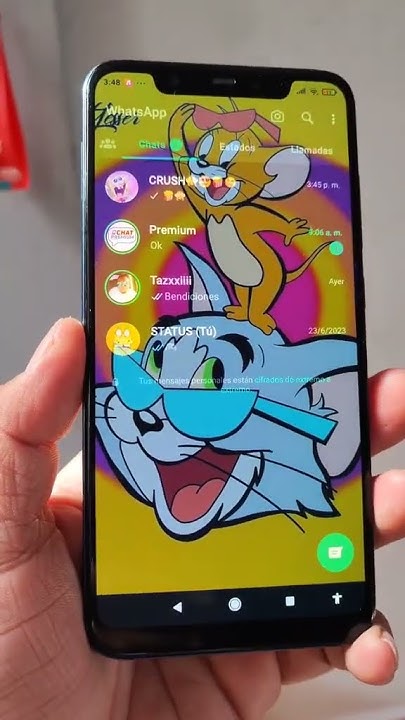 poner un fondo en pantalla de inicio de whatsapp 📳 #parati #foryou #viral #shorts - YouTube