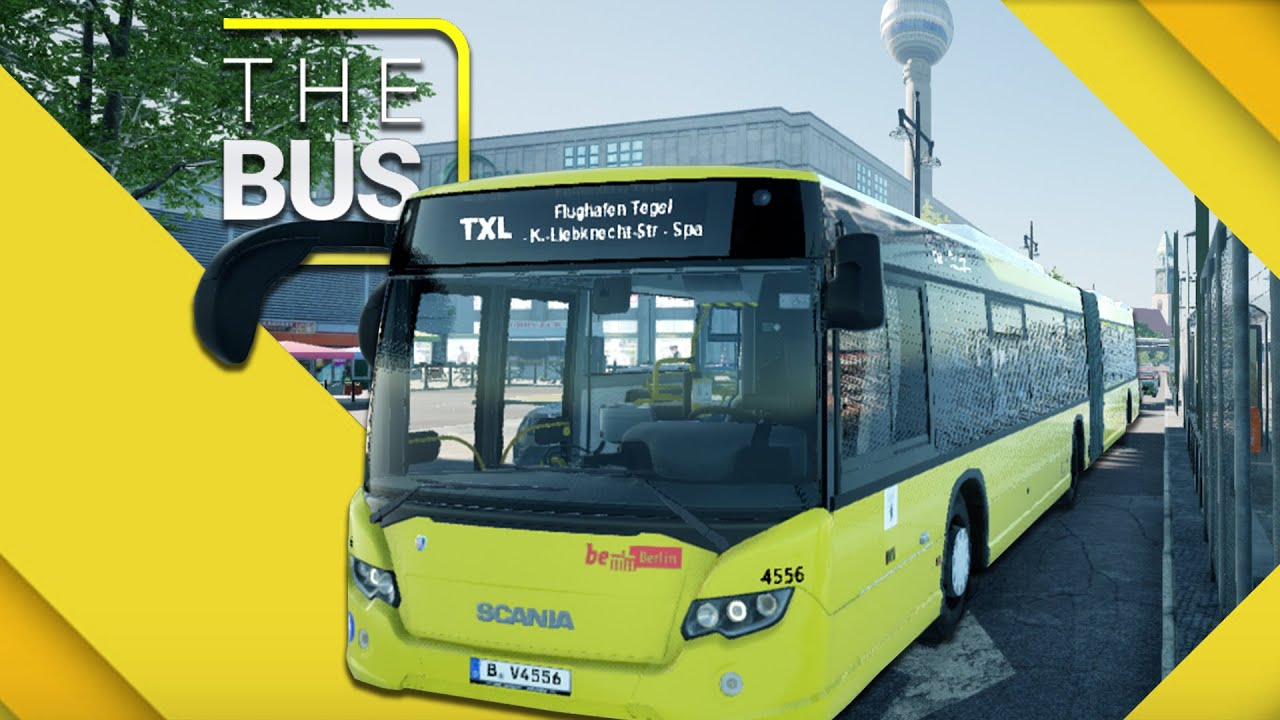 Vom Alexanderplatz bis zum Flughafen TXL! The Bus Early Access - YouTube