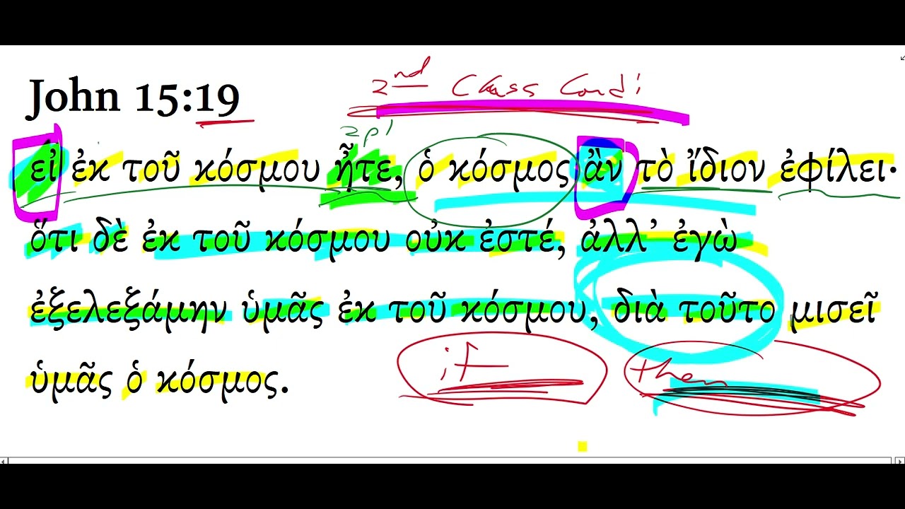 John 15:19 - YouTube