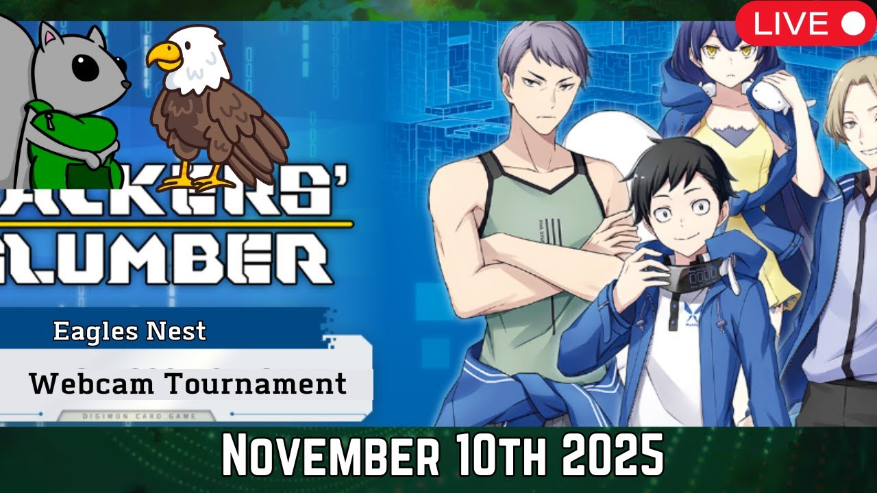 BT23 LIVE!! Digimon TCG EAGLES WEBCAM TOURNAMENT - YouTube