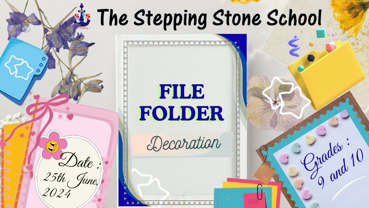 Creative File Folder Decoration Competition 2024 : Art Integration at ...