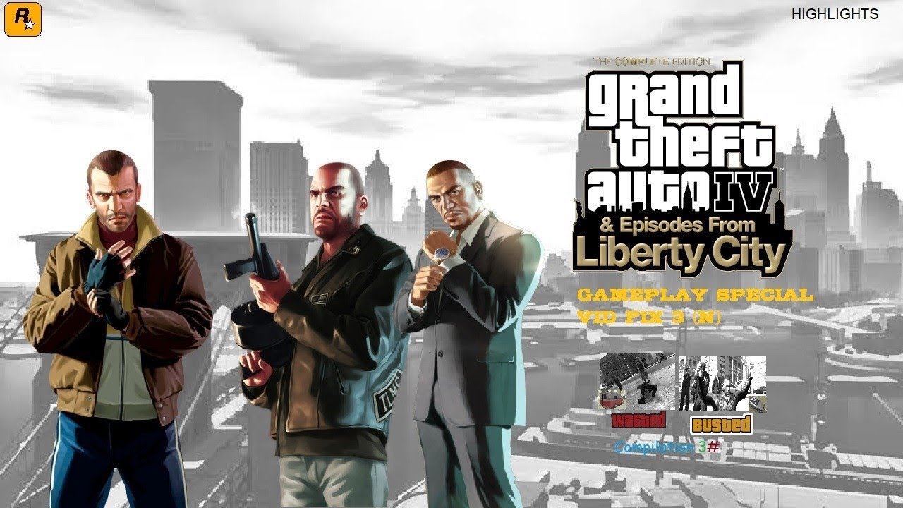 GTA 4 TCE GAMEPLAY SPECIAL VID 3 - Wasted & Busted Compilation SV [HD ...