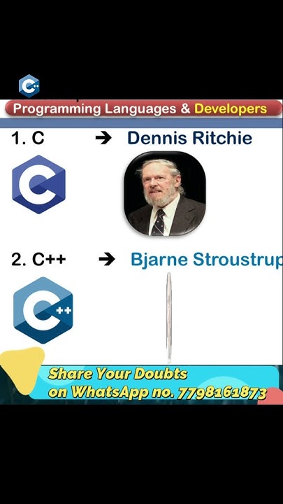 Top 10 Programming Languages and their developers #progrmmers # ...
