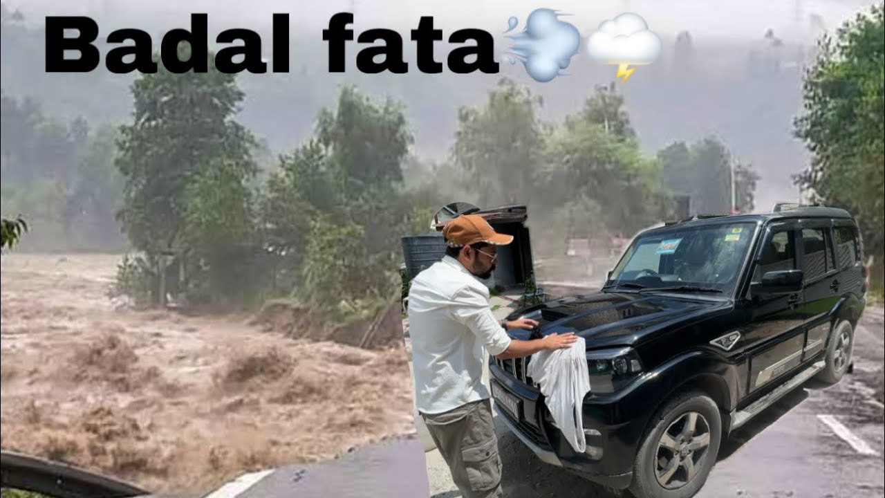 Badal fata manali me #manali #manaliflood2024 #manali_snowfall # ...