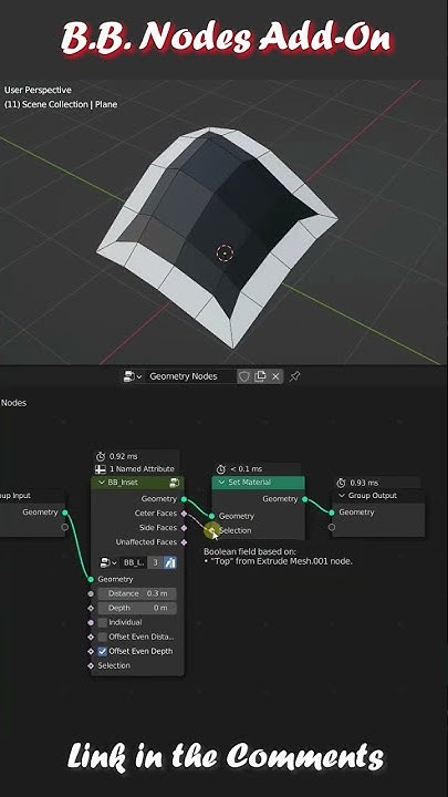 Inset Node with BB Nodes Add-on for Blender 3.4 #BB_nodes - YouTube