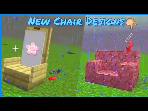 Minecraft New Chair Designs | Minecraft Furniture | Minecraft build ...