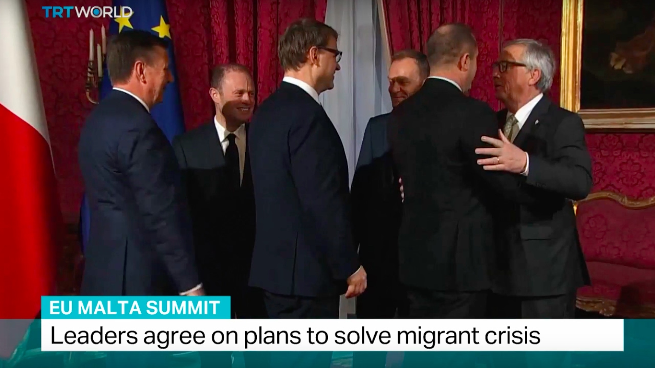 EU Malta Summit: Leaders agree on plans to solve migrants crisis - YouTube