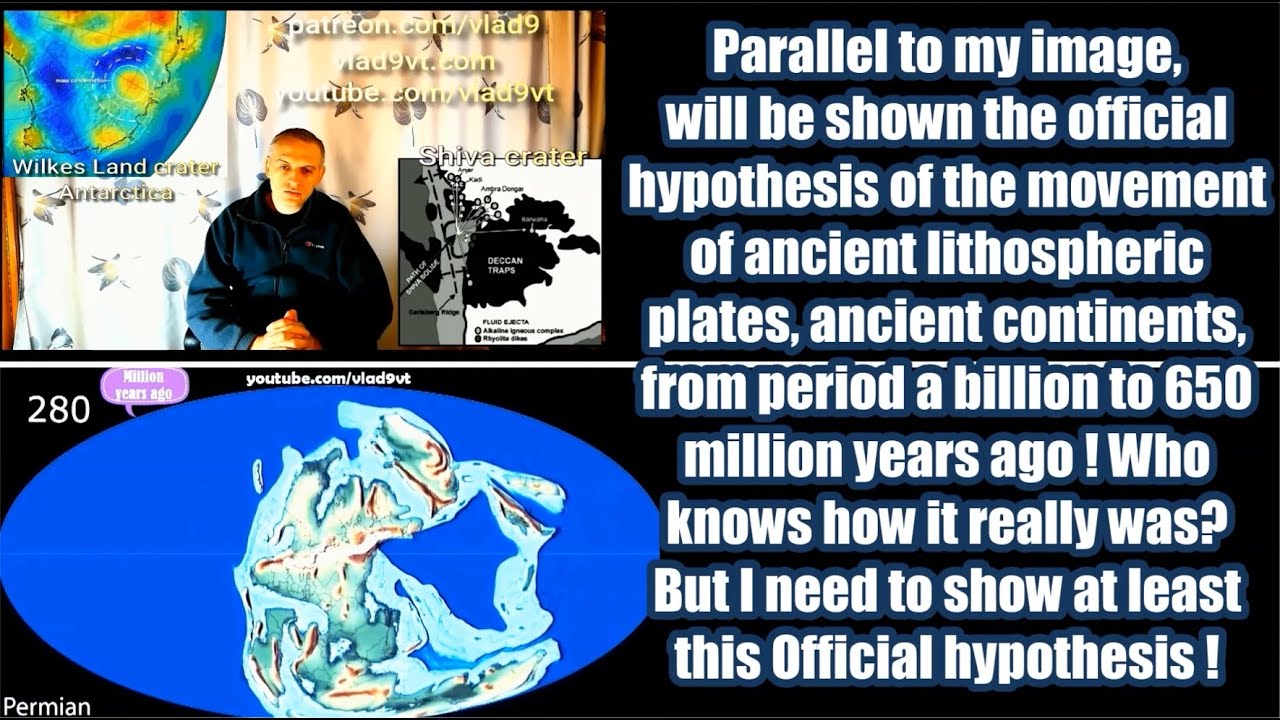 Earth 650 million years ago the movement of lithospheric plates - YouTube