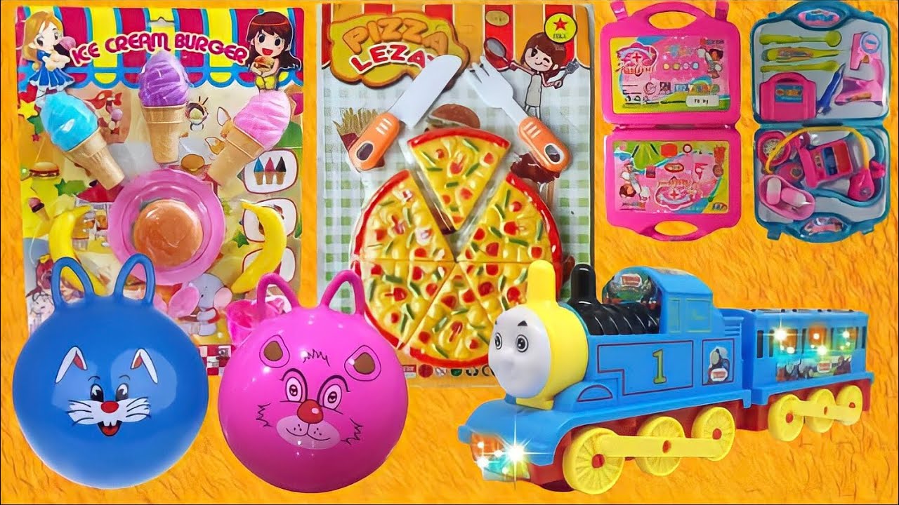 Hunting Mainan Baru kereta thomas jumping ball mainan ikan pancing‼️ ...