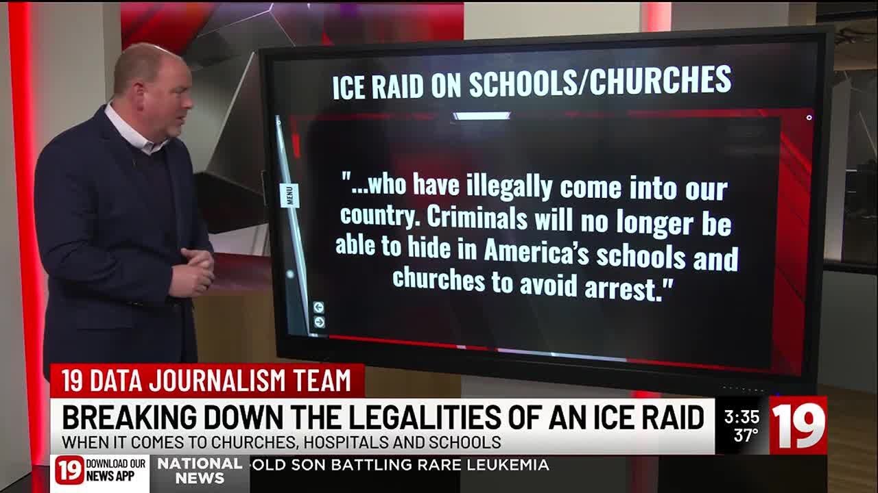 Can ICE raid a school, church or hospital? - YouTube