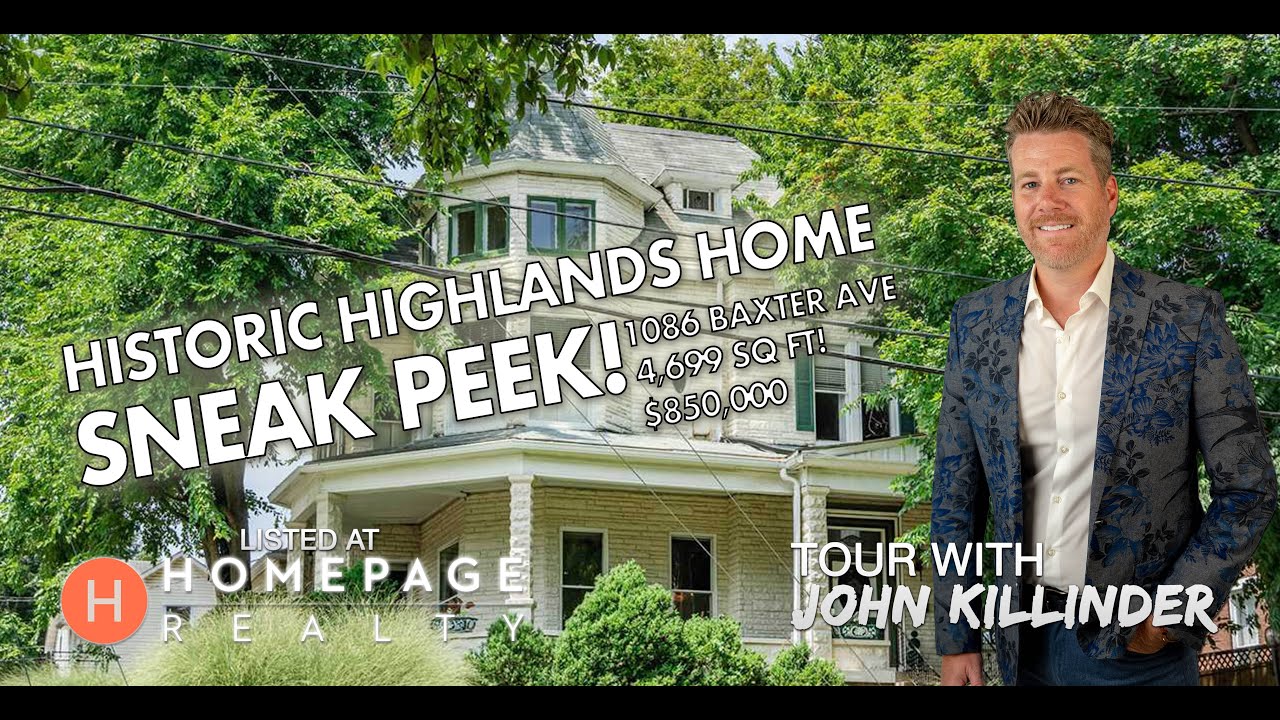 SNEAK PEEK At Historic Highlands Home! - Louisville, KY - YouTube