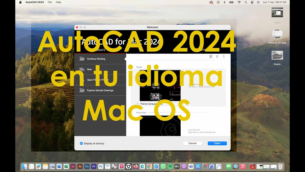 Cómo cambiar el idioma de AutoCAD 2024 en Mac OS: Tutorial fácil y ...
