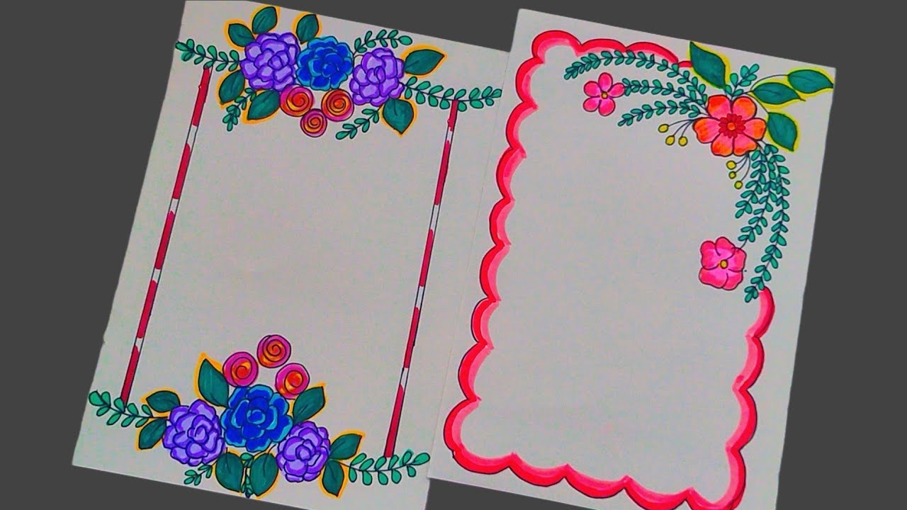 First Page Design/Project Work Designs/File Decoration Ideas/Border ...