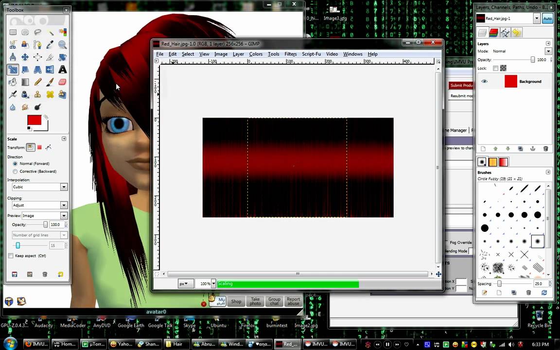 Making a Hair Texture Tutorial - YouTube