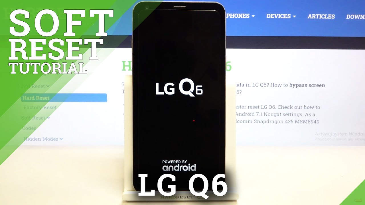 How to Soft Reset LG Q6 – Force Restart - YouTube