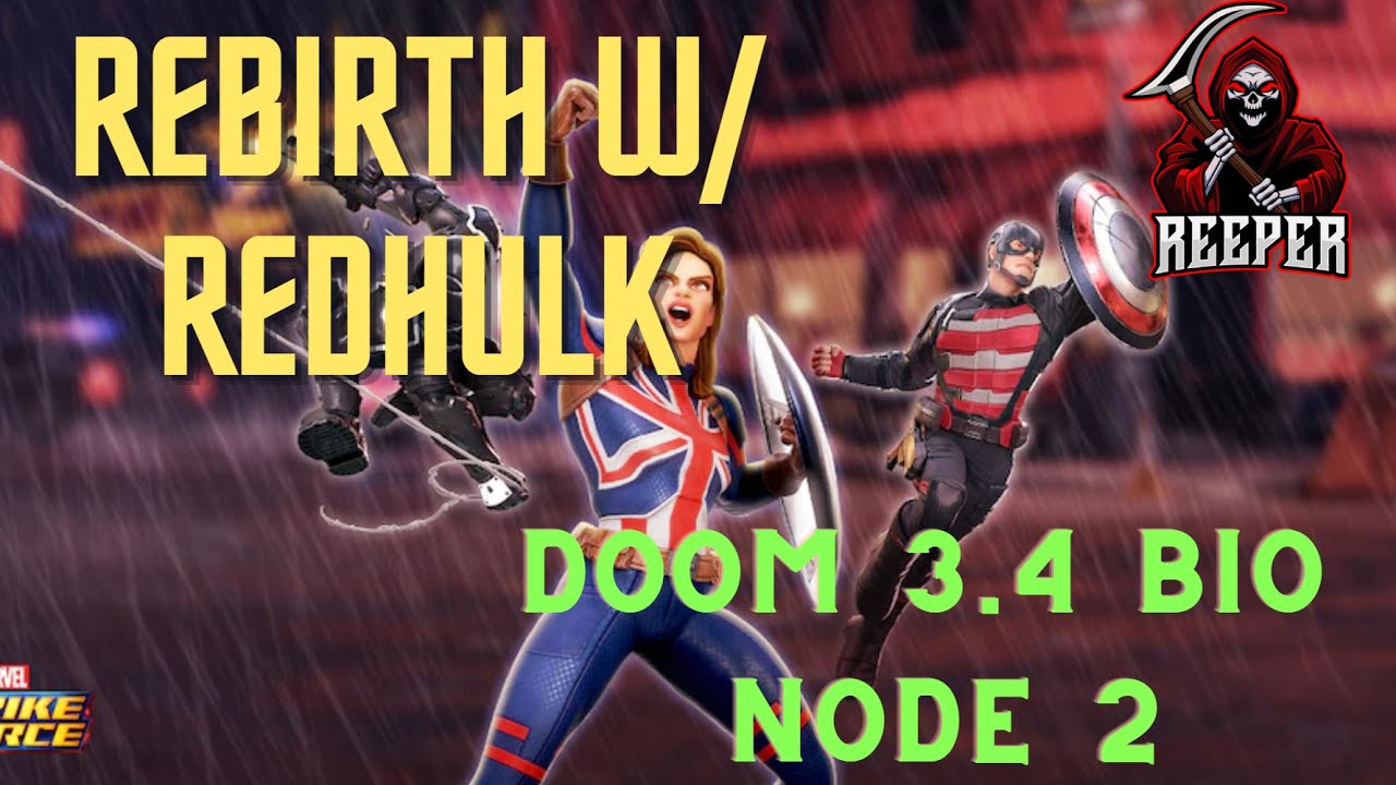 Rebirth Raid Test - Doom 3.4 Bio node 2 - MSF - Marvel Strike Force ...